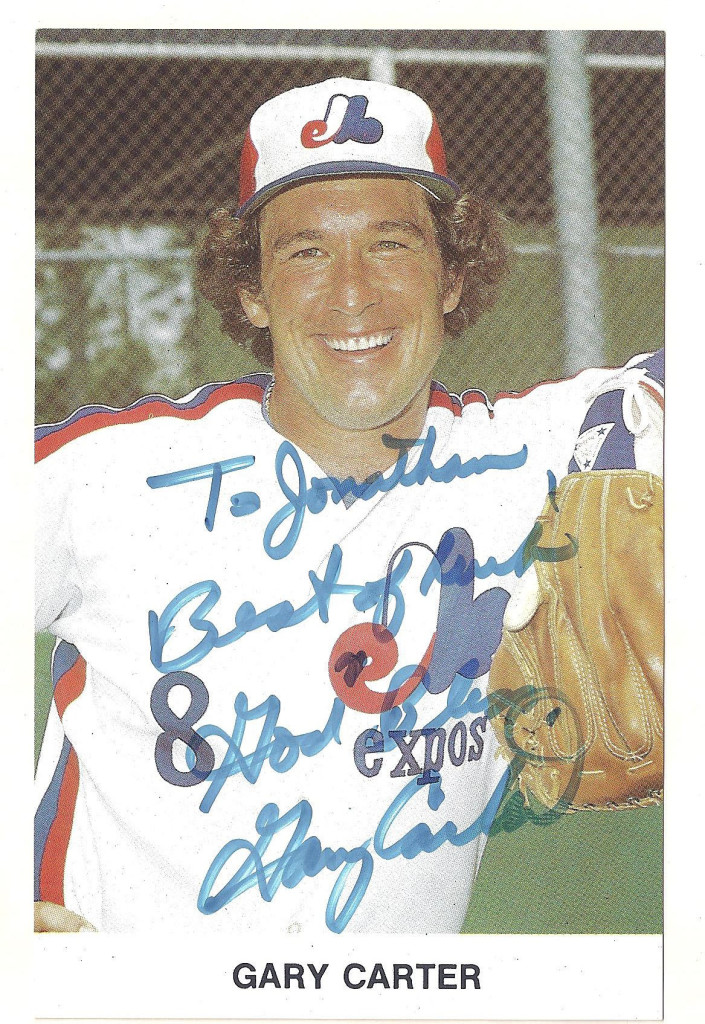 "The Kid" signed for me - 1980s Baseball