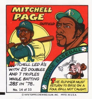 Mitchell Page - 1980s Baseball