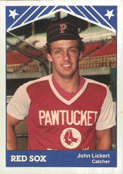 John Lickert minor league baseball card - 1980s Baseball