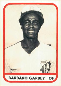 Barbaro Garbey 1981 baseball card - 1980s Baseball