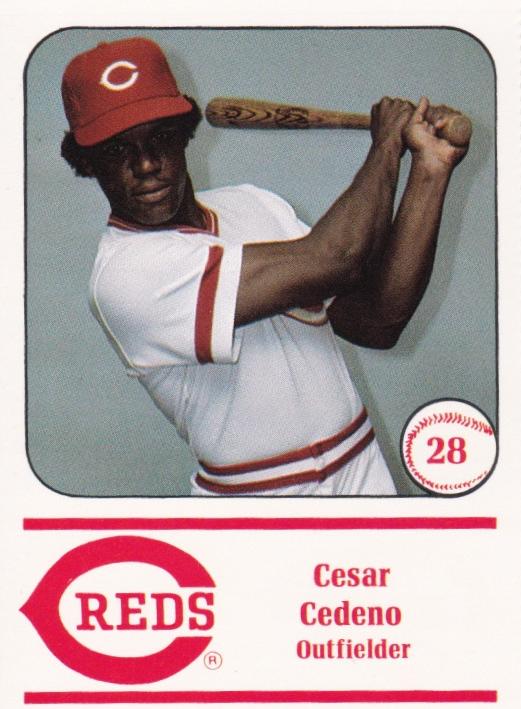 Cesar Cedeno 1982 team baseball card - 1980s Baseball