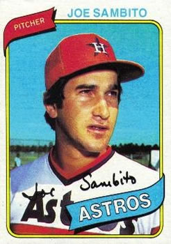 Joe Sambito 1980 baseball cards - 1980s Baseball