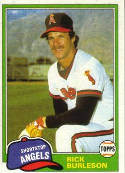 Rick Burleson 1981 baseball card - 1980s Baseball