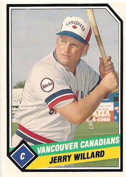 Jerry Willard 1989 minor league basebal card - 1980s Baseball