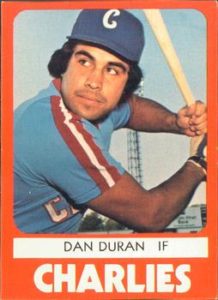 Dan Duran 1980 minor league baseball card - 1980s Baseball