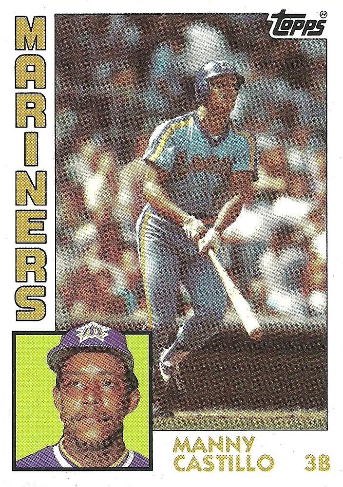 Manny Castillo 1984 Topps Baseball Card - 1980s Baseball