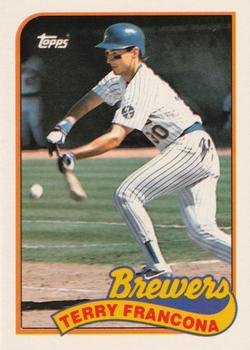 Terry Francona 1989 Topps Traded Baseball Card - 1980s Baseball