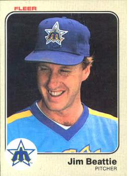 Jim Beattie 1983 Fleer Baseball Card - 1980s Baseball