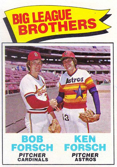 Bob and Ken Forsch - 1980s Baseball