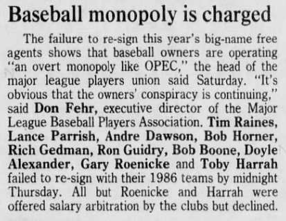 January 10th - 1980s Baseball